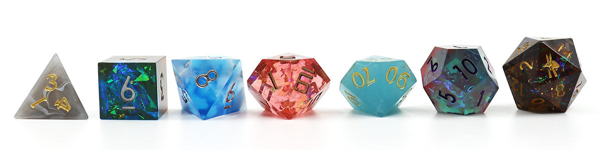Sharp Edge Dice | Buy Precision-Shaped Sharp Edge Dice Sets - Awesome Dice