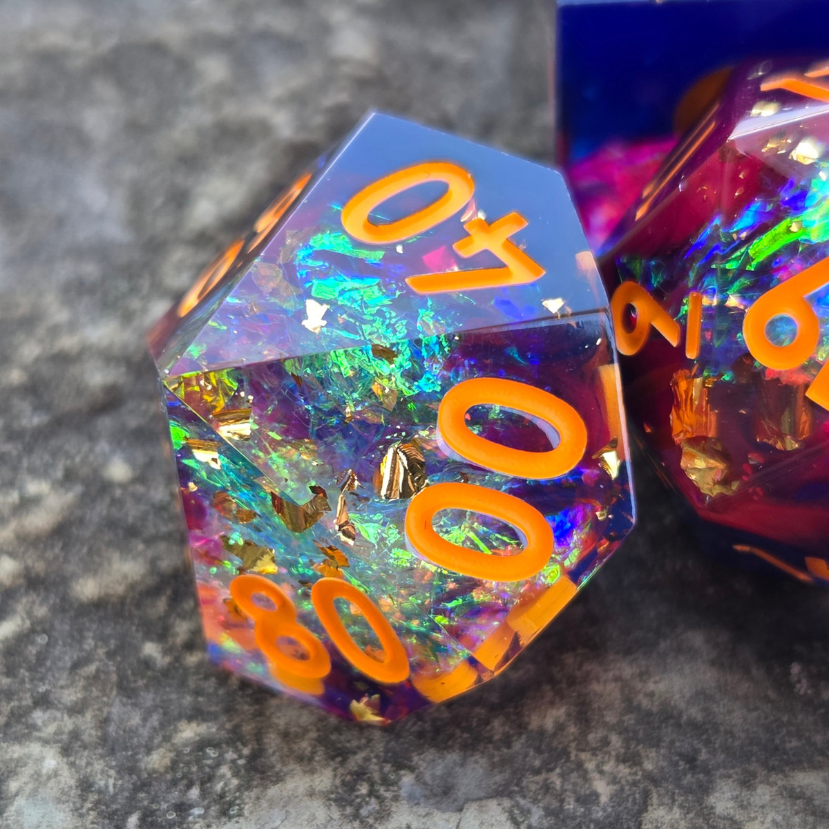 The Elven Wizard Sharpedge Dice Set - Awesome Dice