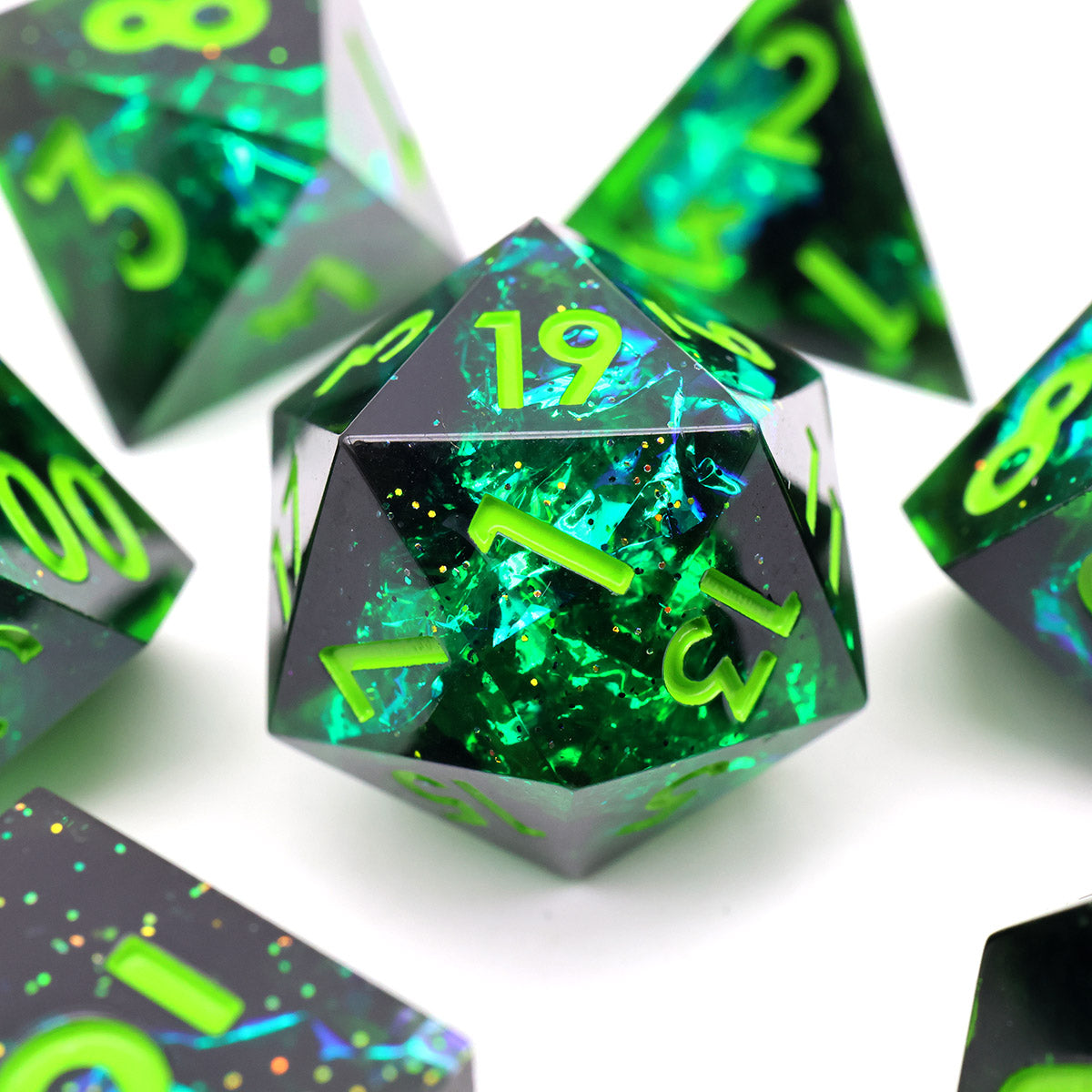 Poison Sharpedge Dice Set – Awesome Dice