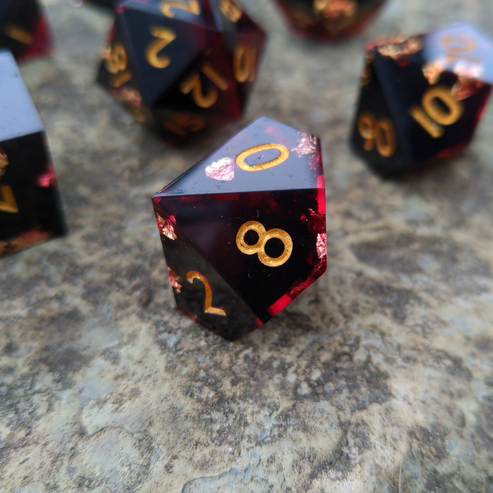 The Gods Are Athirst Handmade Sharpedge Dice - Awesome Dice