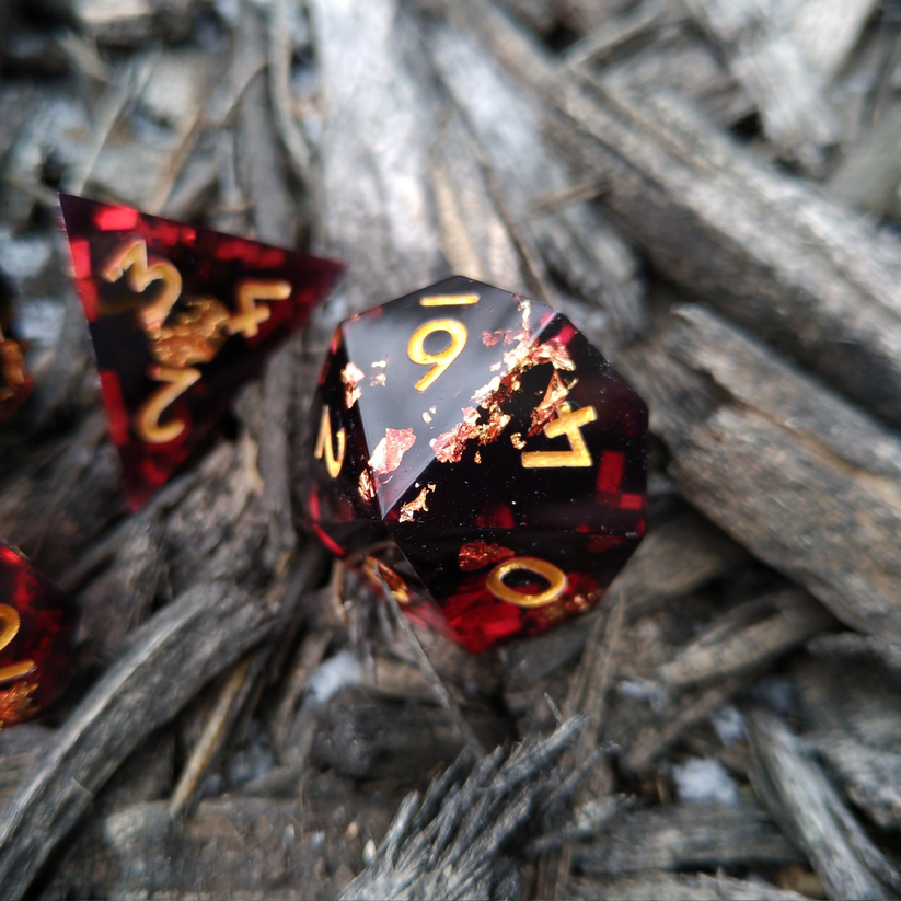 The Gods Are Athirst Handmade Sharpedge Dice - Awesome Dice