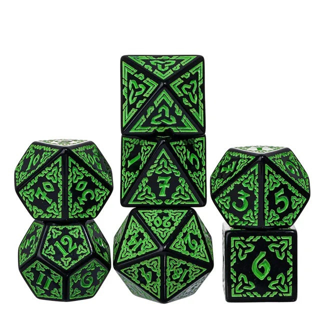 Celtic Knot 7-Dice Set - Awesome Dice