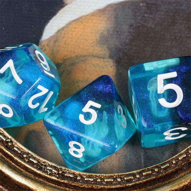 Jellyfish Glow 7-Dice Set – Awesome Dice