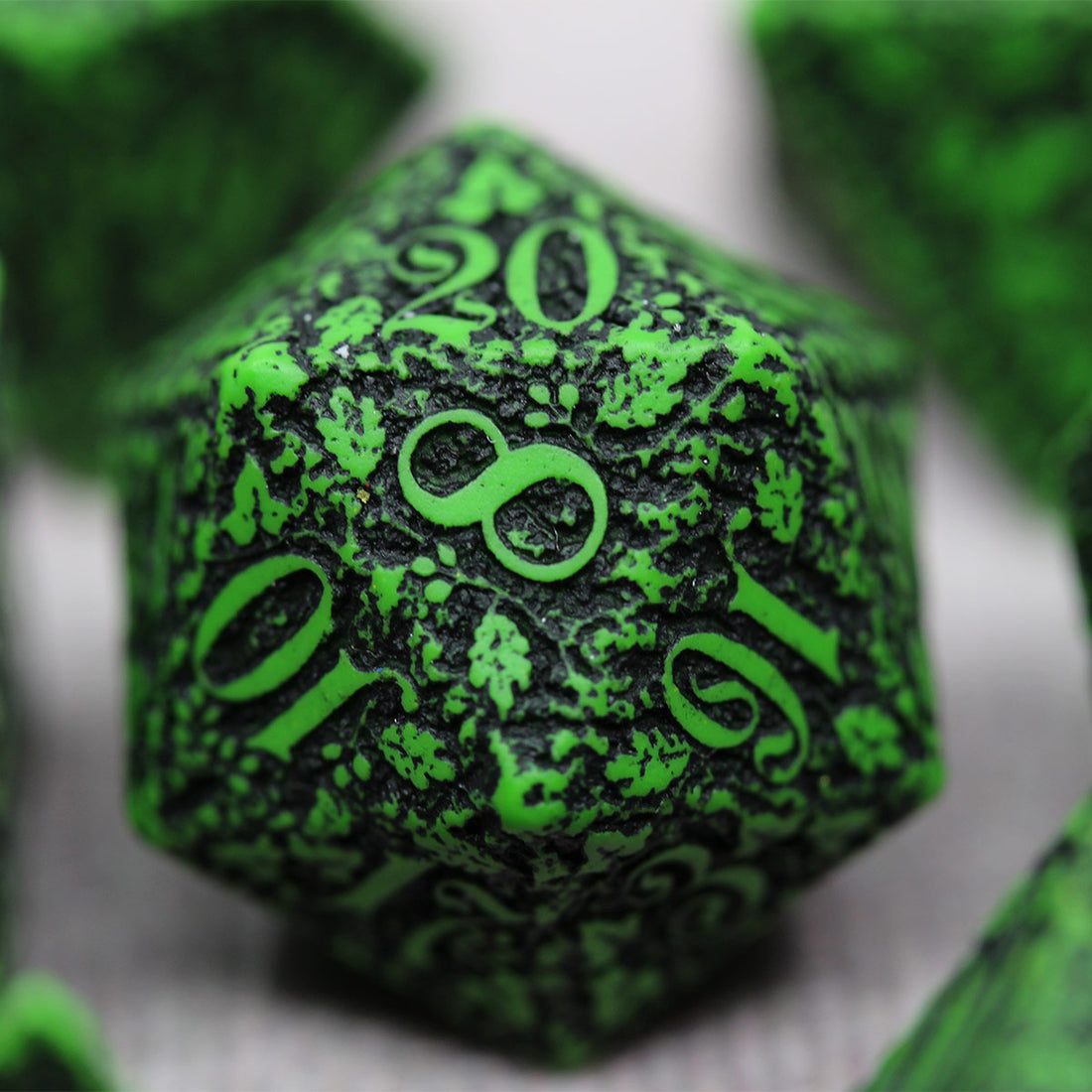 Green Forest 7-Dice Set - Awesome Dice